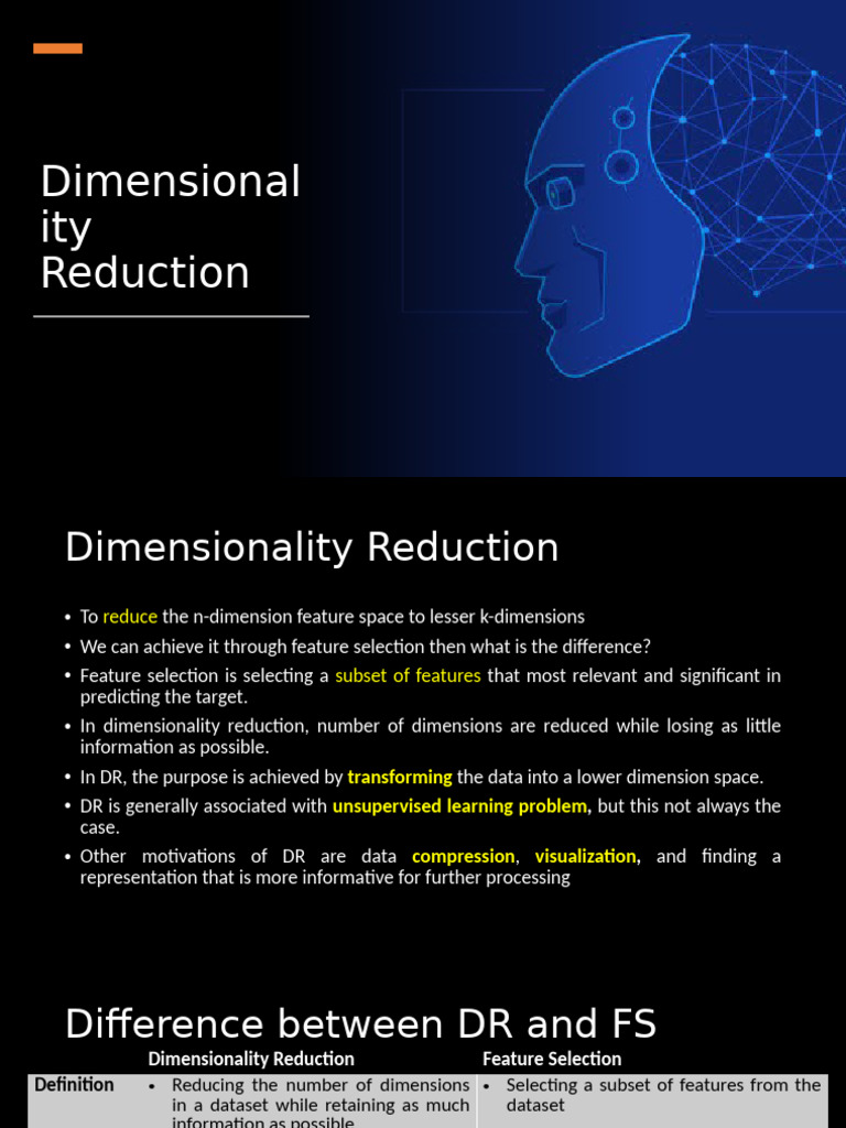 Dimensionality Reduction | PDF | Eigenvalues And Eigenvectors | Principal Component Analysis