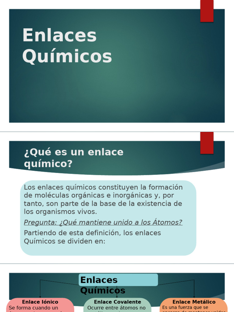 Enlaces Químicos | PDF | Enlace químico | Moléculas