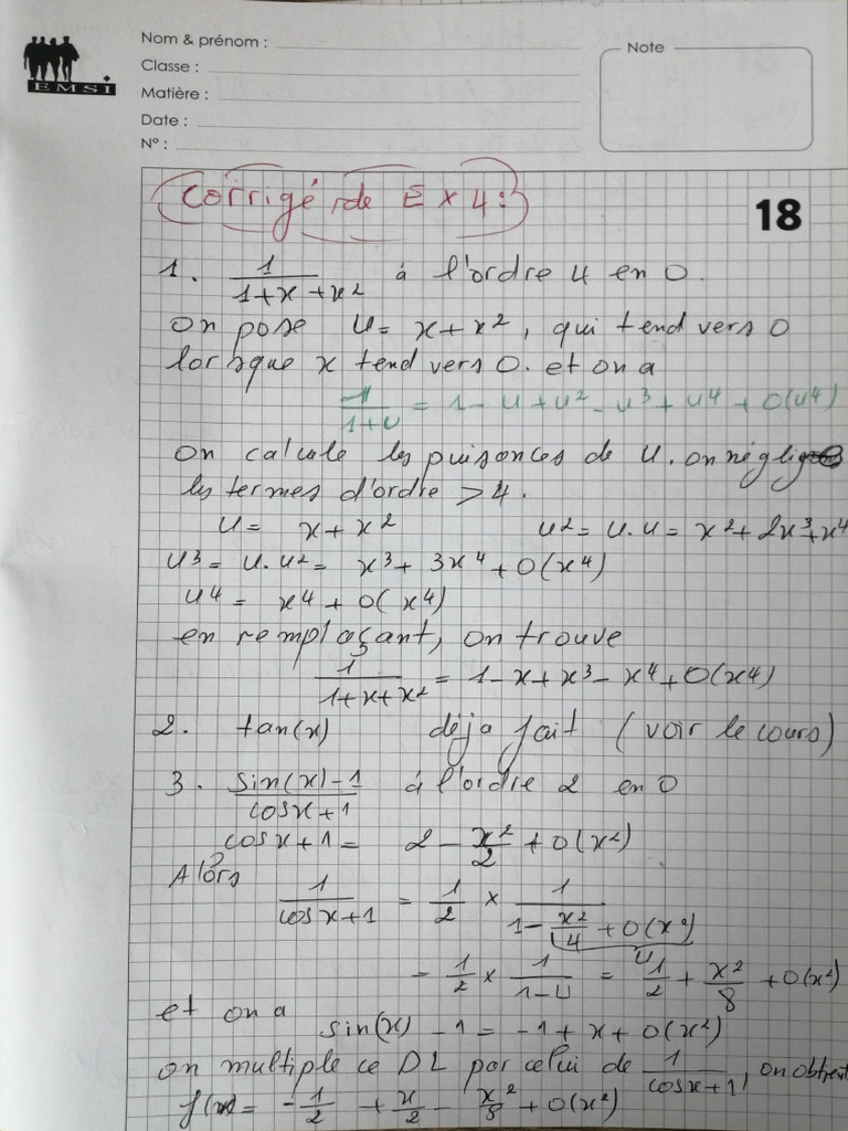 Td1. Ex 4 Et 5 | PDF