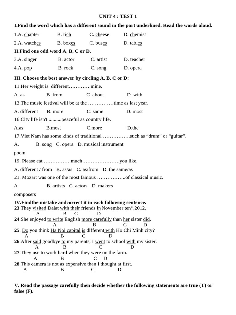UNIT 4.docx test 1 | PDF