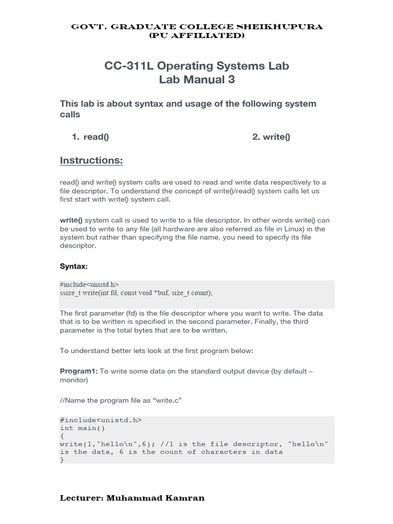 CC311_Lab3 | PDF | Parameter (Computer Programming) | Input/Output
