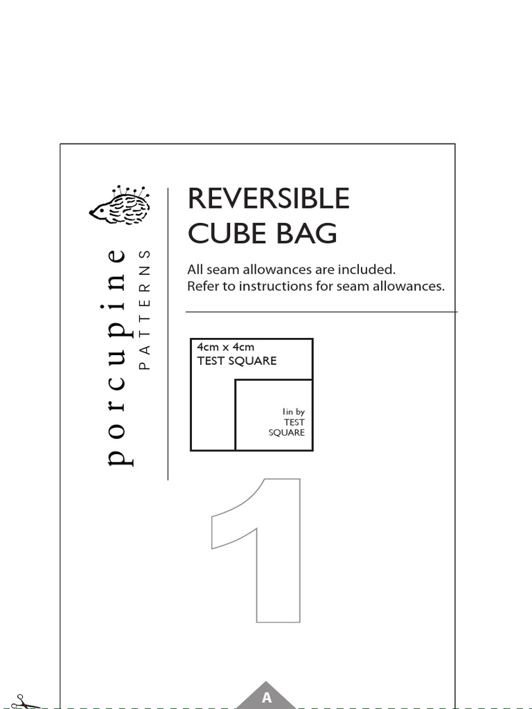 Reversible Cube Bag Sewing Patterns | PDF