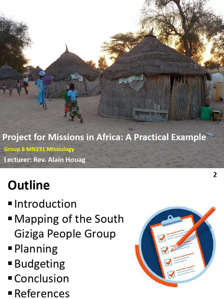 Project For Missions in Africa: A Practical Example | PDF | Christian ...