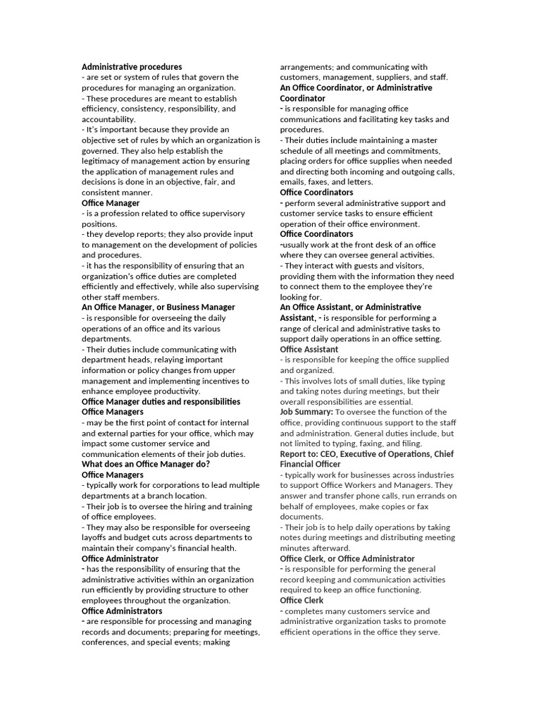 Administrative Procedures Reviewer | PDF | Leadership | Motivation
