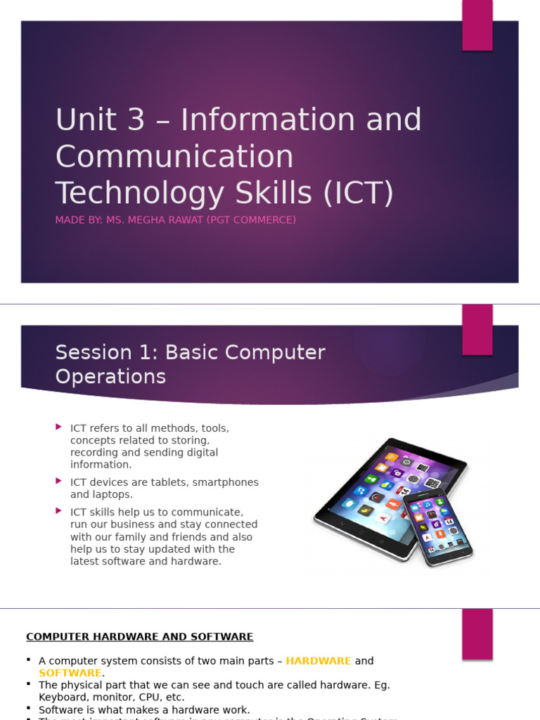 Emp Skill Unit 3 – ICT | PDF | Computer Virus | Operating System