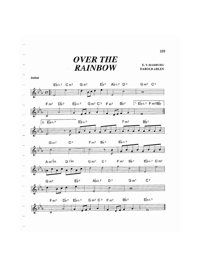 Over The Rainbow | PDF