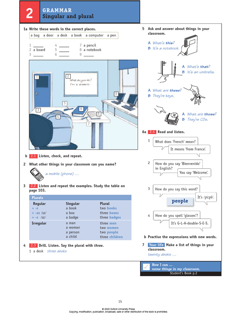 Grammar. Singular and Plural. | PDF | Syntax | Grammar