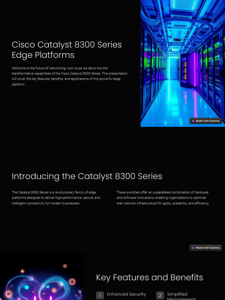 Cisco Catalyst 8300 Series Edge Platforms | PDF | Computer Network | Cloud Computing