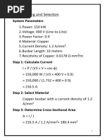 Busbar Calculation For Current Carrying Capacity 1000 A With 50 X 12 Cu ...