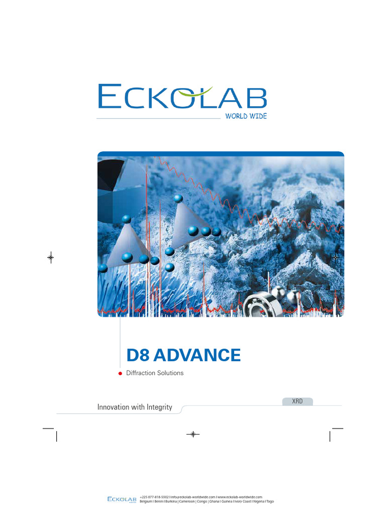 XRD D8 ADVANCE Brochure DOC B88 EXS018 V2 Web | PDF | X Ray ...