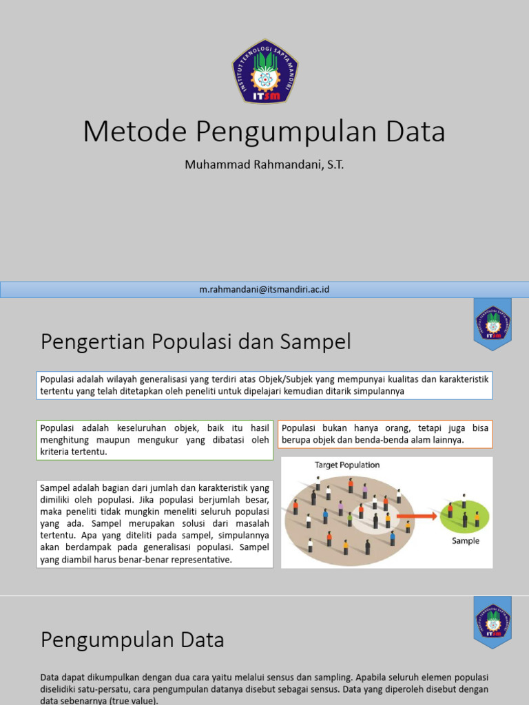 02-Metode Pengumpulan Data | PDF