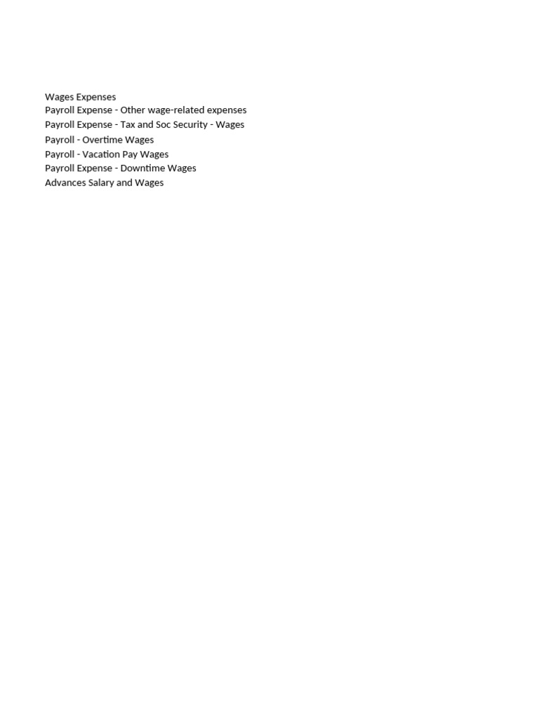 Comprehensive Payroll Expense Report | PDF