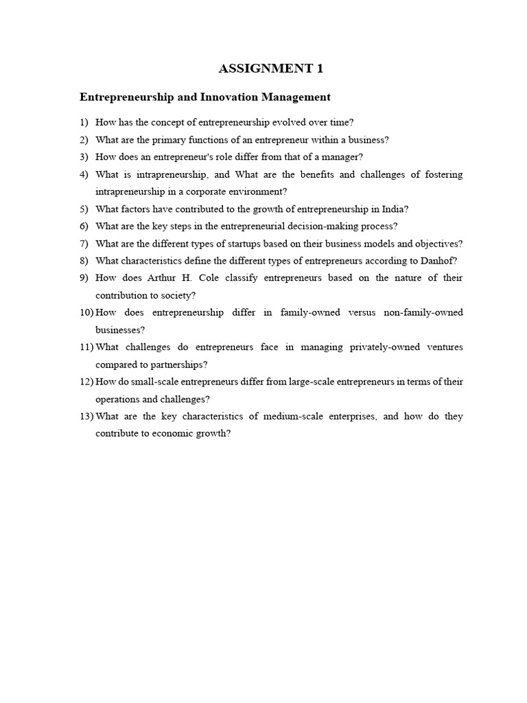 Assignment 1 Eim | PDF