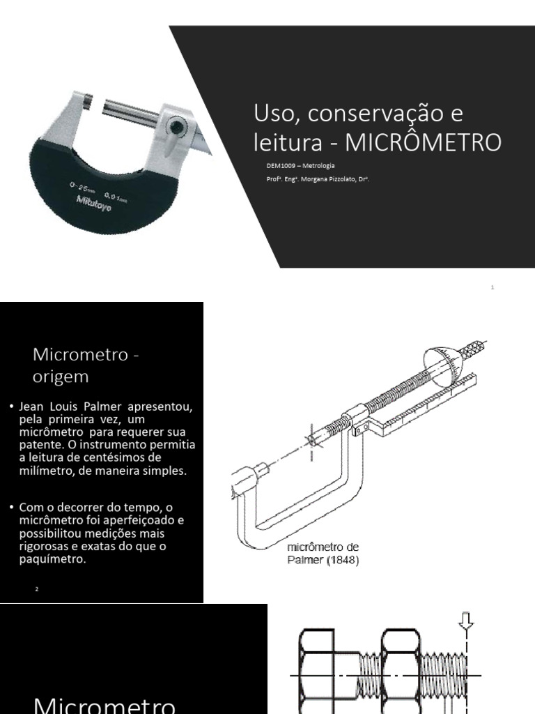 Uso conser leit - micrometro | PDF