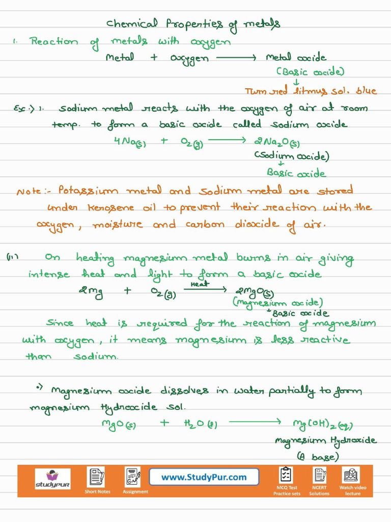 Metal and non metal | PDF