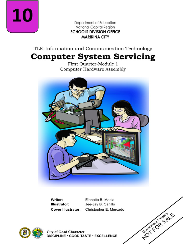 TLEComputerSystemsServicing Grade10 QTR1 Module1-1 | PDF | Electrical Connector | Floppy Disk