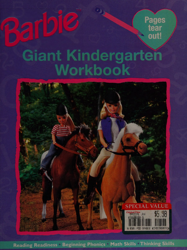 Barbie Kindergarten Workbook Bin 1999 Isbn PDF Annas Archive | PDF ...