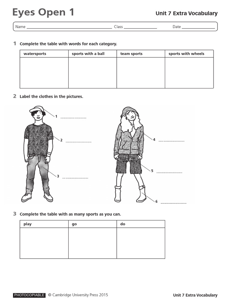 Unit 7 Vocabulary Extra | PDF