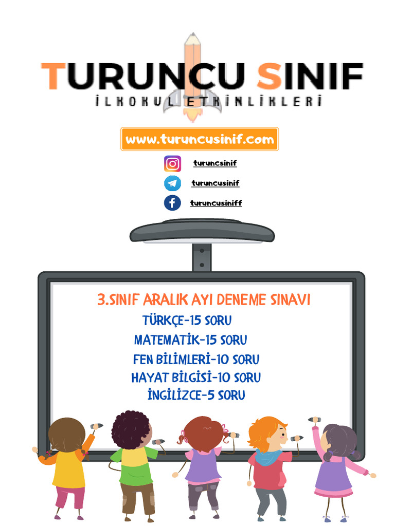 Sinif Aralik Ayi Deneme Sinavi | PDF