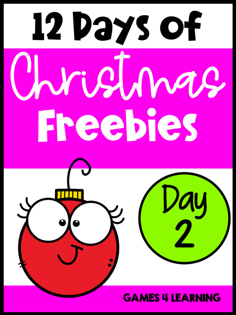Freebies: Games 4 Learning | PDF