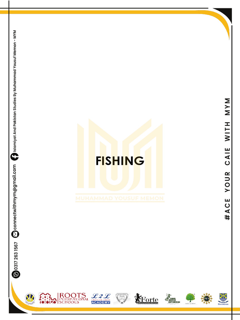Fishing Past Papers 2023-24 Edition by MYM | PDF