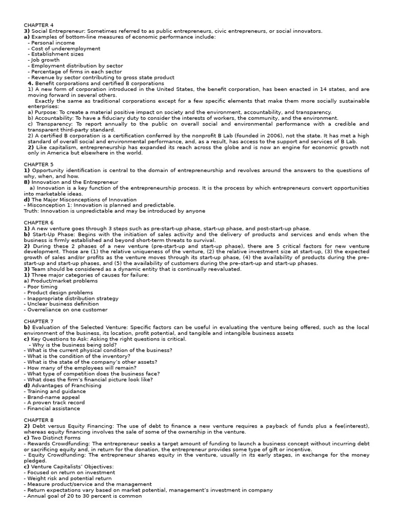 EXAM CHEATER | PDF | Venture Capital | Corporate Finance