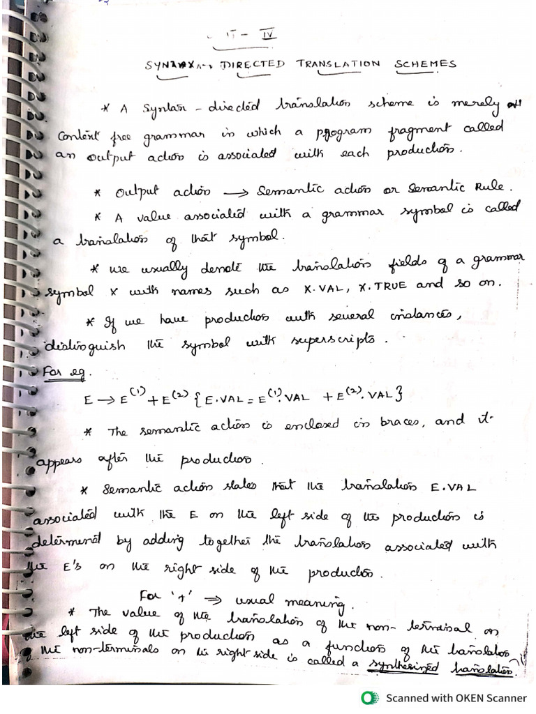 toc unit 4 unit write | PDF
