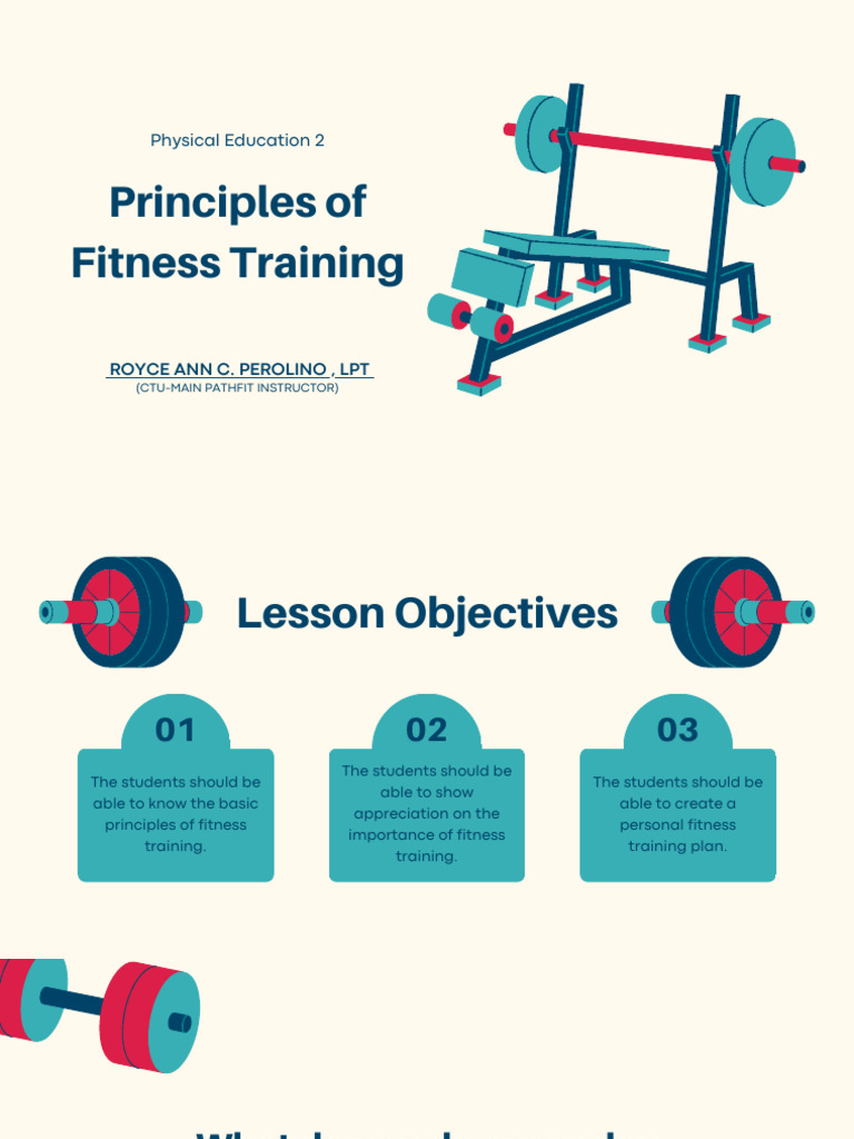 Fitness Training Basics for Students | PDF | Physical Fitness ...
