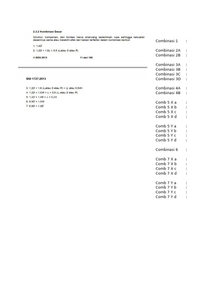 Load Combination | PDF
