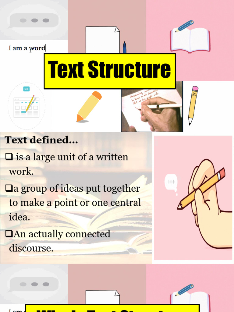 Lesson 2 - Text Structures | PDF | Attention Deficit Hyperactivity Disorder | Definition