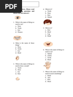 Jolly - Phonics - Actions - Sheet | PDF | Hand