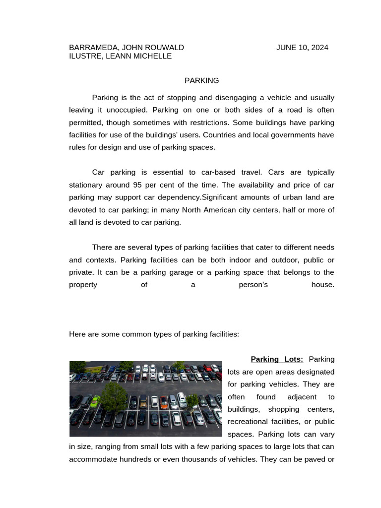 parking_planning | PDF | Parking | Transport
