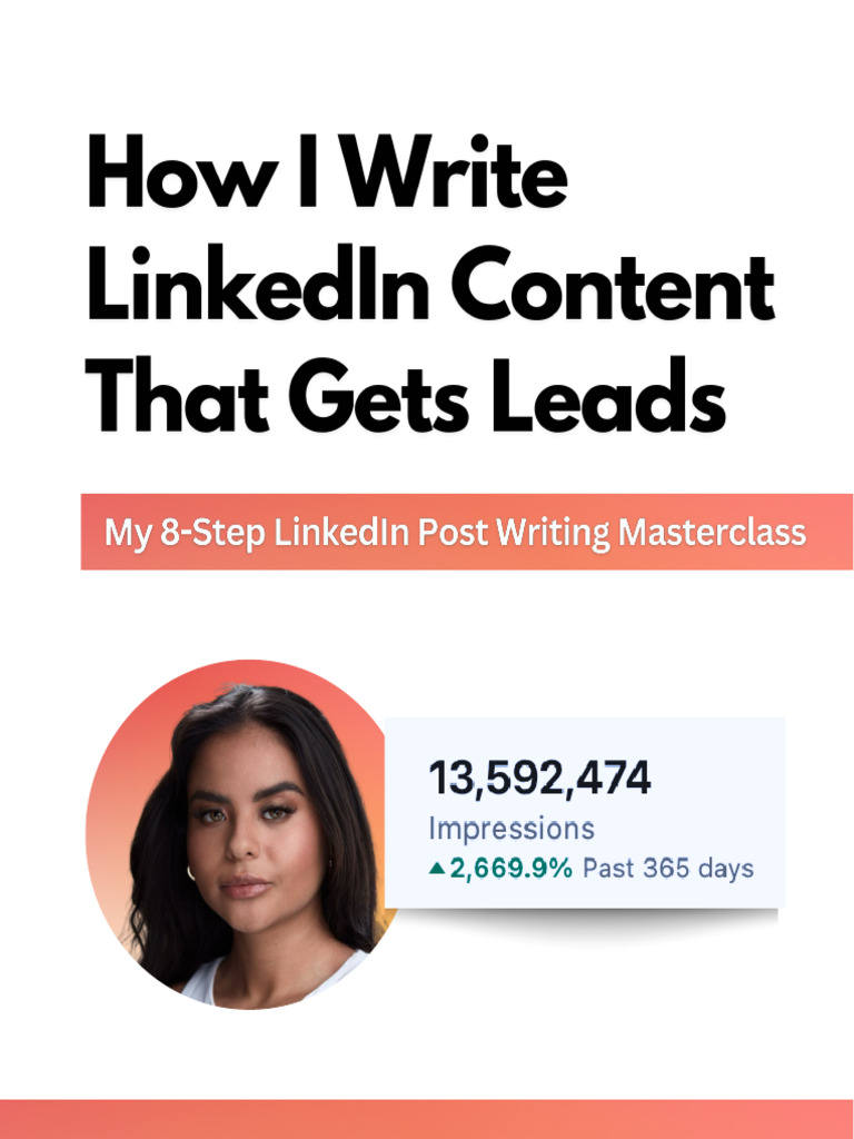 The Ultimate LinkedIn Lead Gen Masterclass 1732419414 | PDF