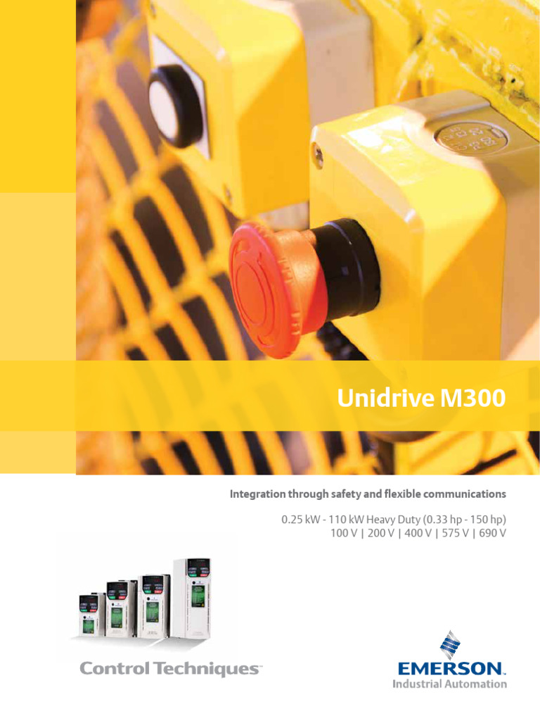 Unidrive-M300-brochure | PDF | Electric Motor | Electrical Engineering