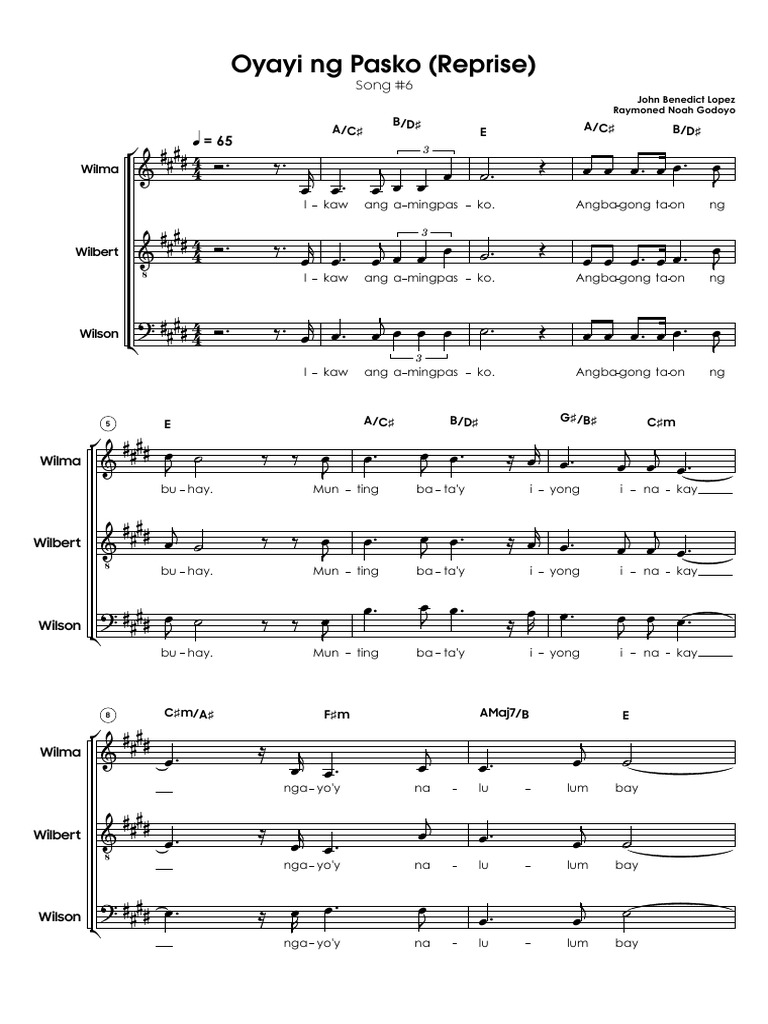 Oyayi NG Pasko (Reprise) | PDF