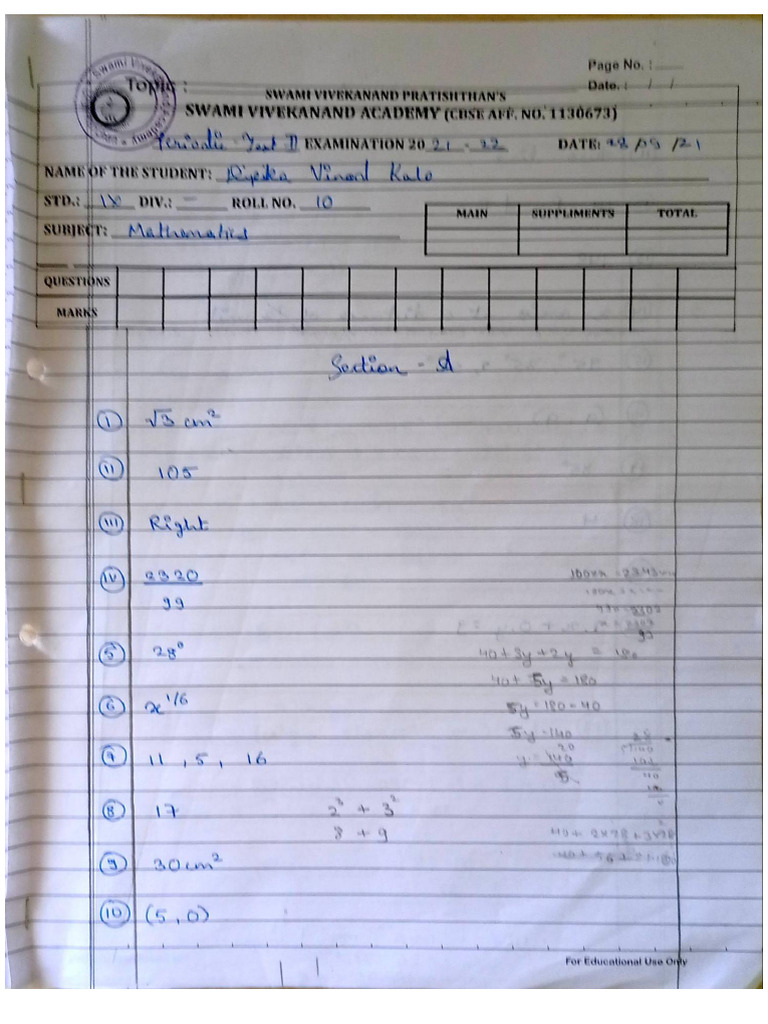 Pt2 Dipika Mathematics | PDF