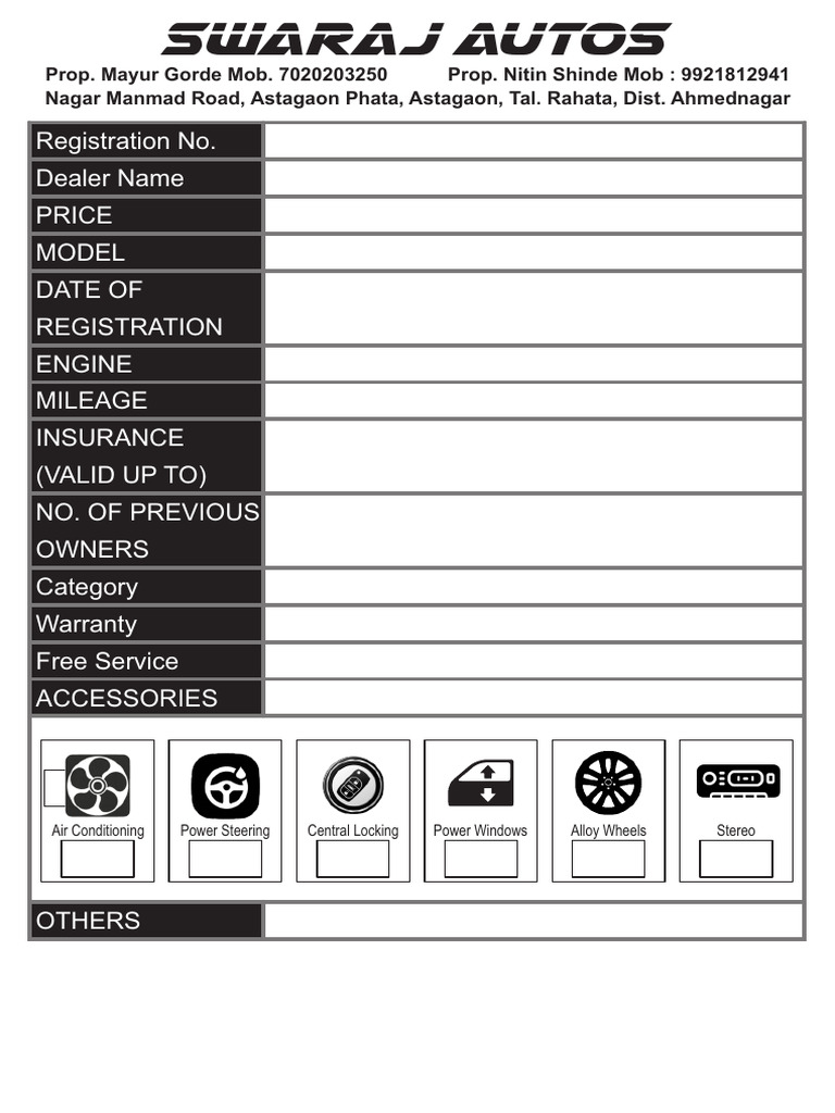 Swaraj Auto Motors | PDF