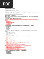 Natural Selection Study Guide Key | PDF