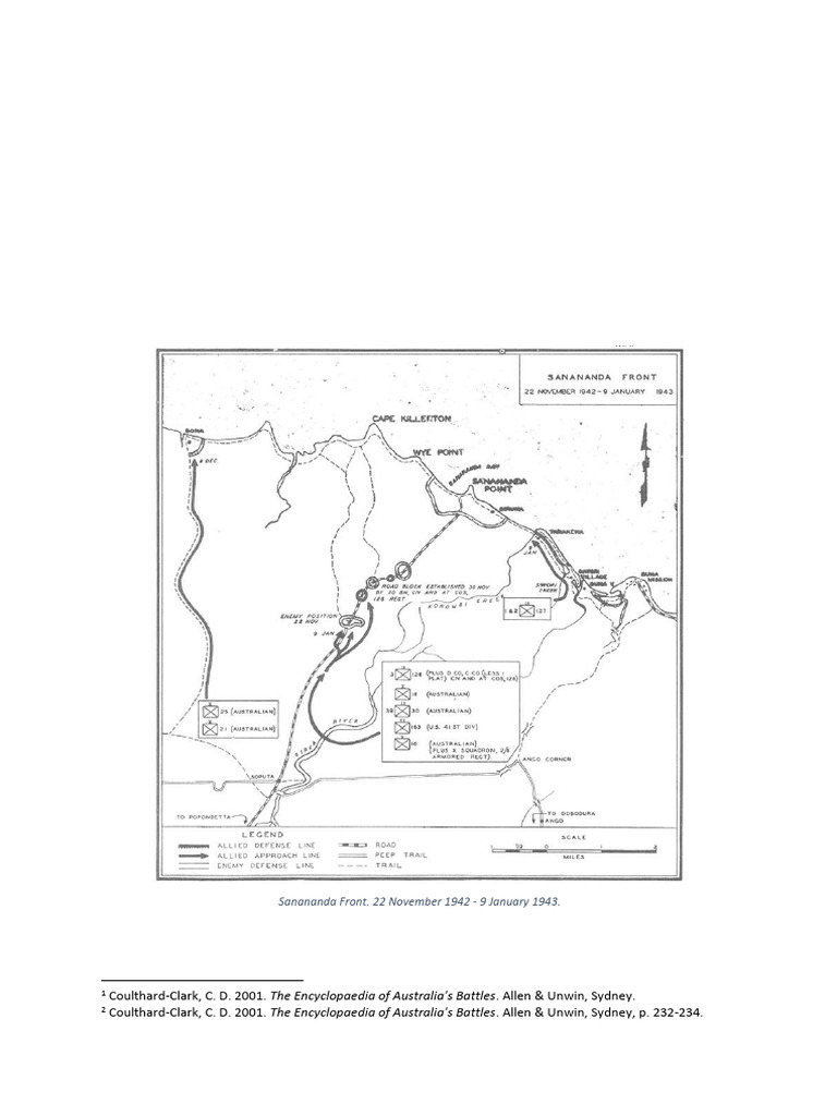 WWII - 1942 (January) Battle of Sanananda Road Papua | PDF | 2nd ...