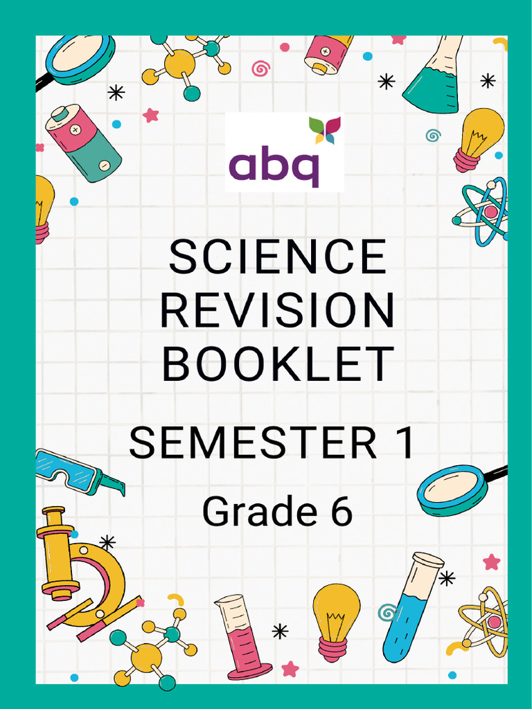 Grade 6 Science Revision Booklet Semester 1 With Answers | PDF | Rock ...