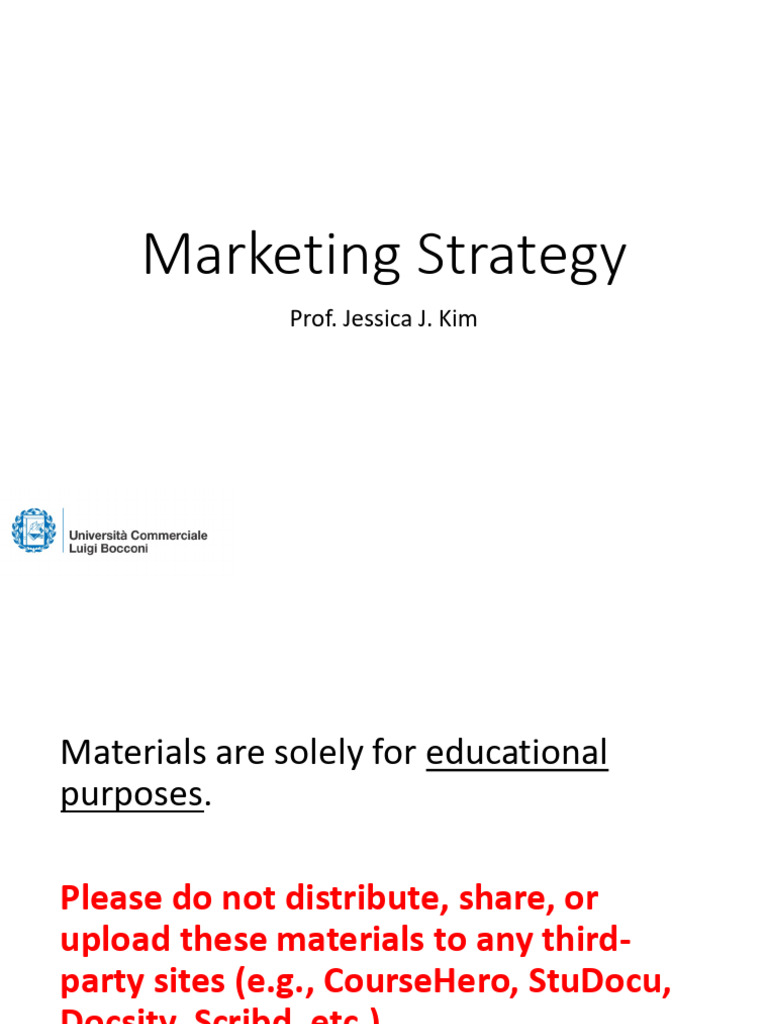 Essential Marketing Strategy Guide | PDF | Marketing | Marketing Strategy