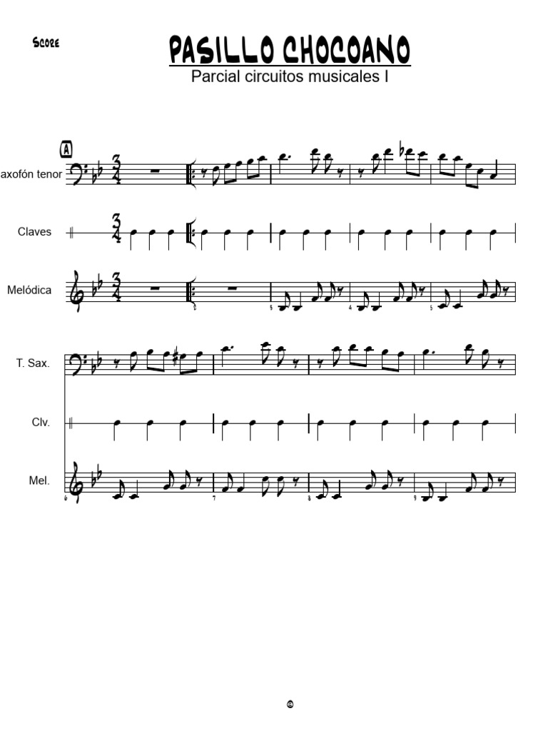 Pasillo Chocoano Revisado | PDF