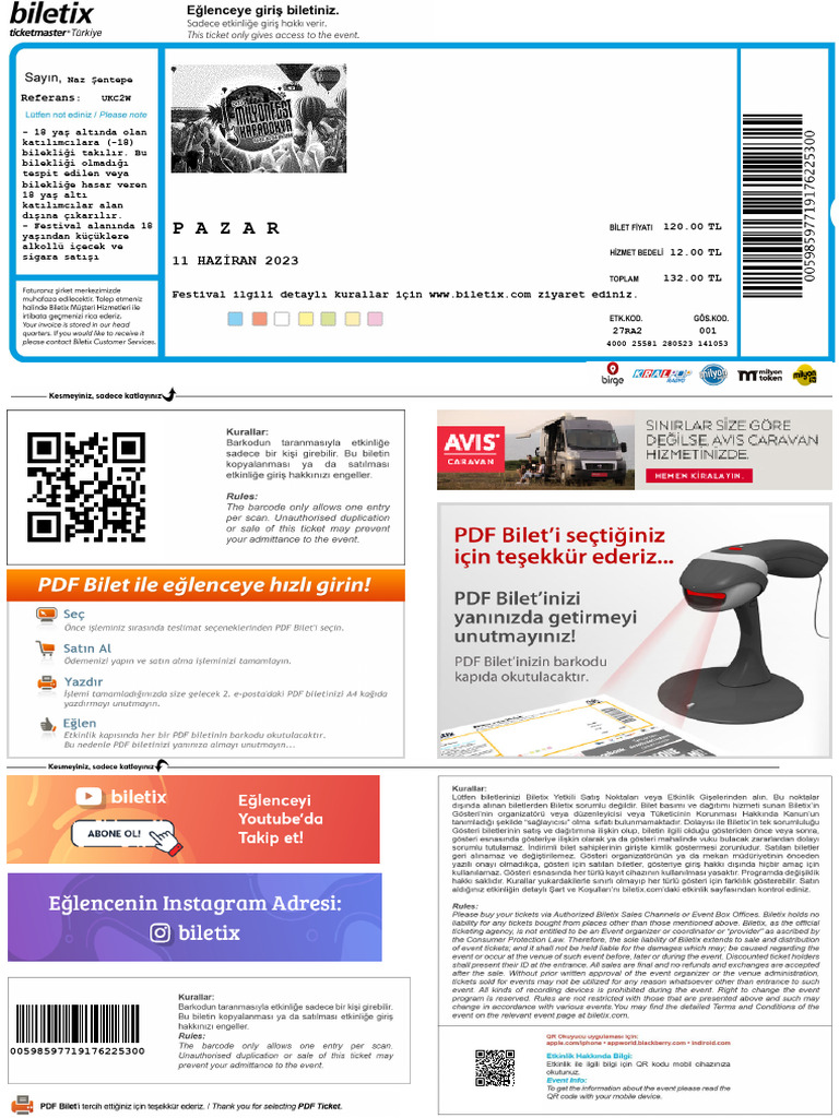 27RA2001 MilyonFest Kapadokya PazarGEN8 126 | PDF