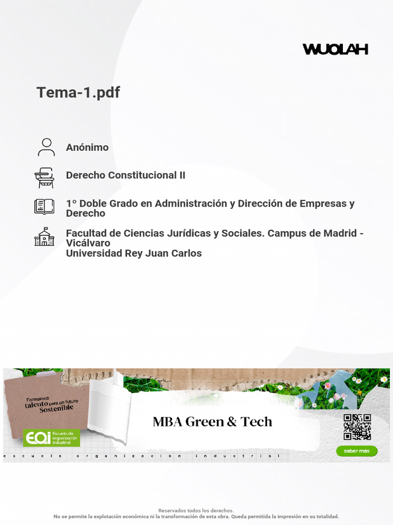 tema 1 consti II (2) | PDF | Democracia | Ideologías políticas