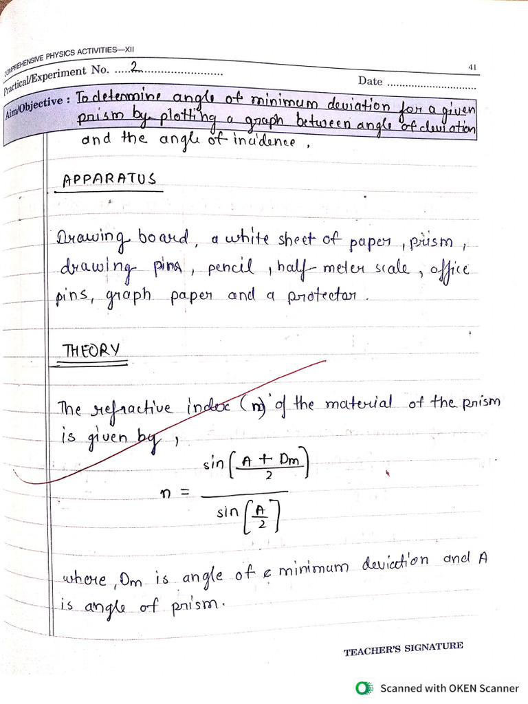 Deviation By Prism Pdf