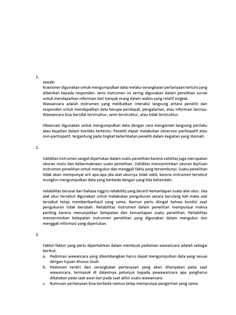 Tugas Tutorial 3 METODE PENELITIAN | PDF