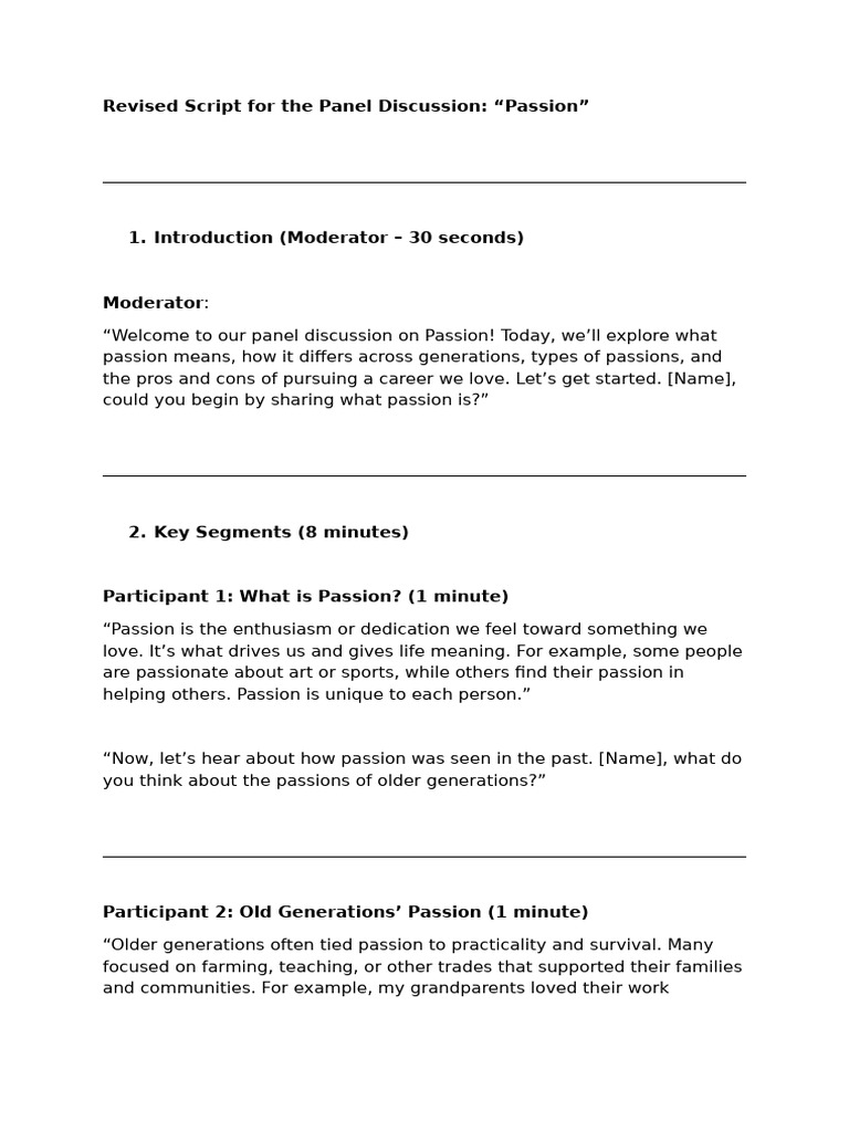 Scripts For Talkshow Speaking | PDF | Social Psychology