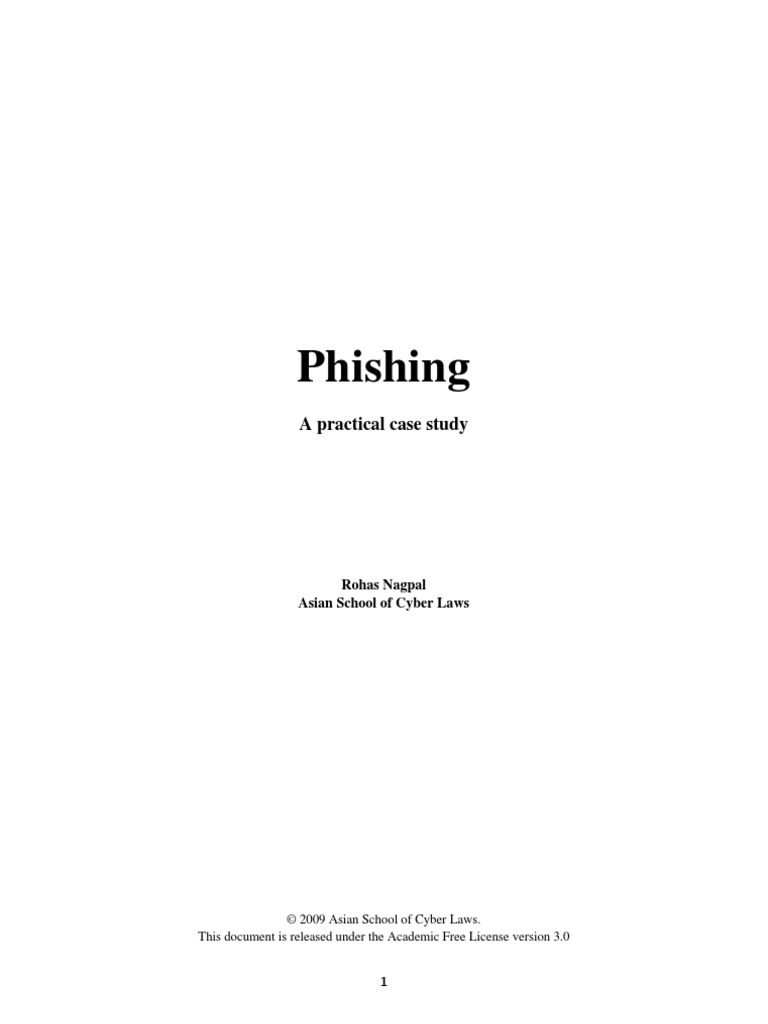 Phishing: A Practical Case Study | PDF | Phishing | Websites