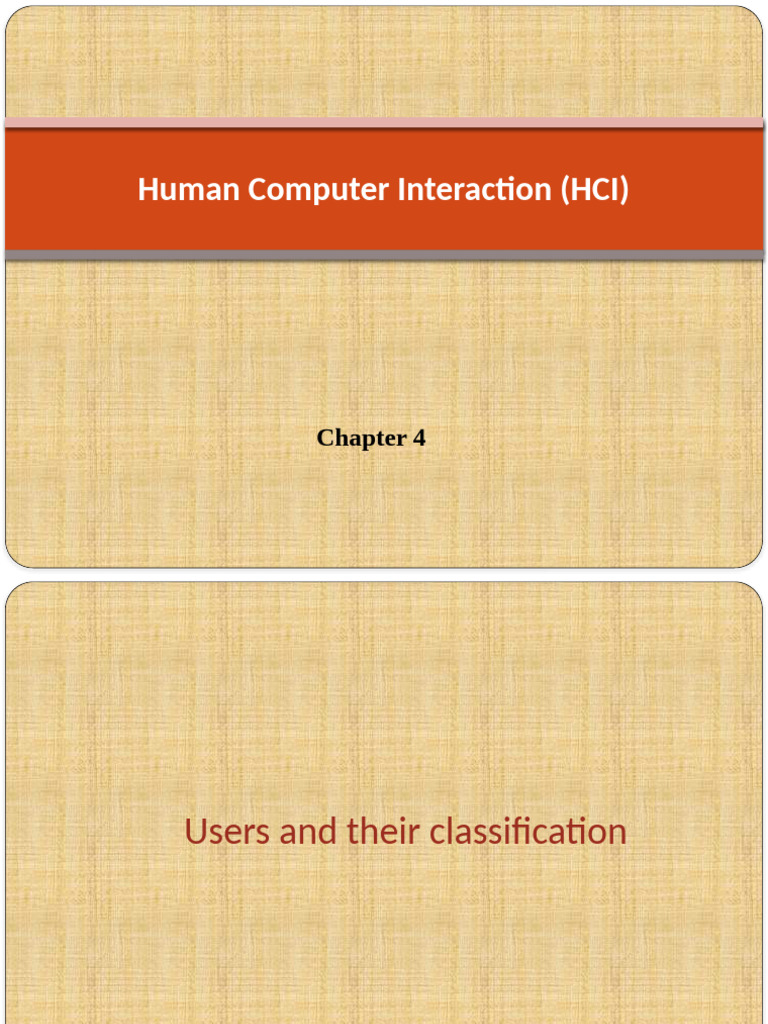 HCI Chapter 4-Users | PDF | Command Line Interface | Graphical User ... HCI Chapter 4-Users | PDF | Command Line Interface | Graphical User ...