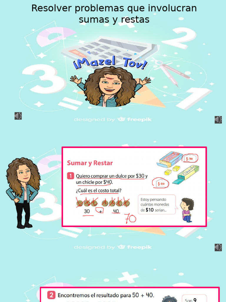 Clase 12 Problemas Que Involucran Sumas y Restas | PDF